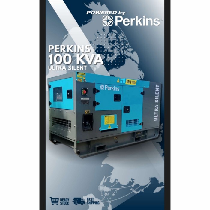 Jual Genset Perkins 100 KVA Perkins Ultra Silent Diesel - Jual Genset ...