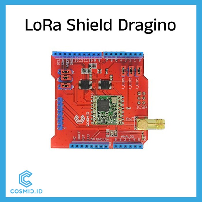 Jual LoRa Arduino Shield Dragino Clone 868MHz 868 MHz RFM96 RFM95 RFM 95 96 | Shopee Indonesia