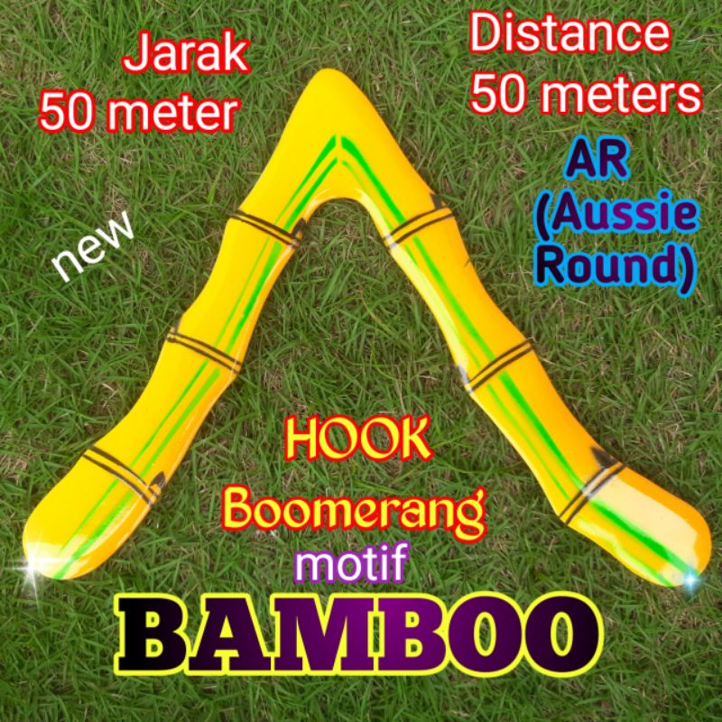 Jual boomerangs motif bamboo bumerang 50 meter | Shopee Indonesia