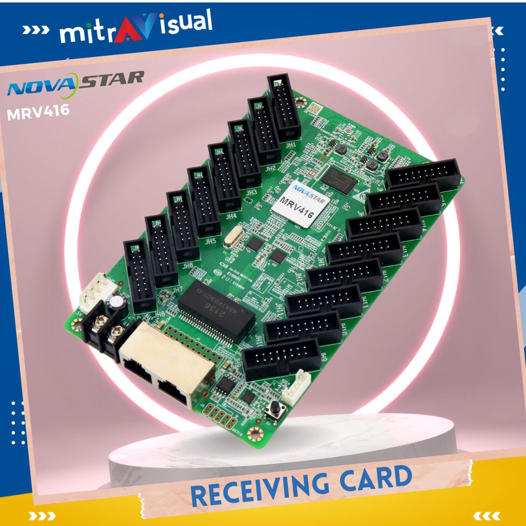 Jual Novastar MRV416 Receiving Card 16 Port HUB-75E 512x284 pixel ...