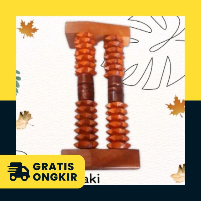 Jual alat pijat kayu terapi kaki doble | Shopee Indonesia