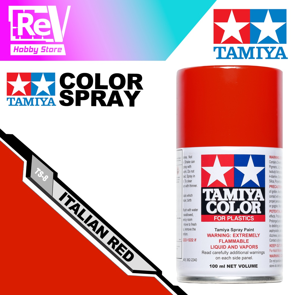 Jual TAMIYA SPRAY TS-8 ITALIAN RED SPRAYCAN CAT MODEL KIT | Shopee ...