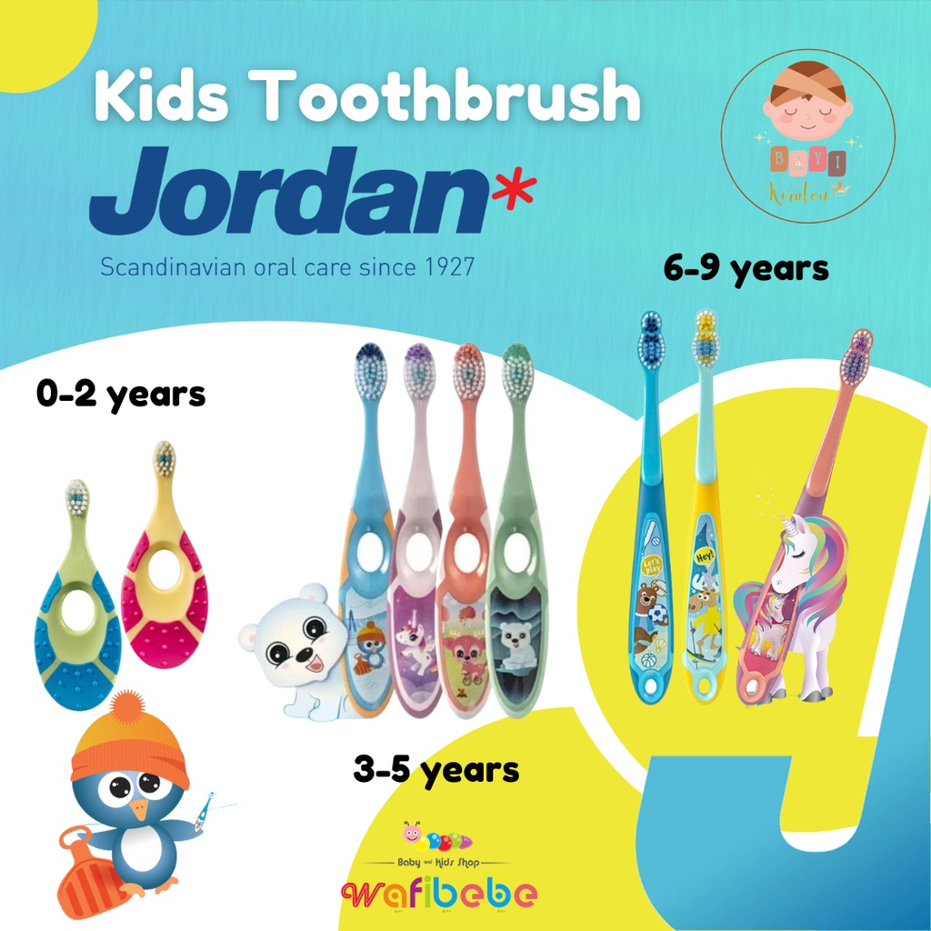 Jual Jordan Sikat Gigi Oral Care Kids Toothbrush Step 1 - 3 Anak Bayi 0 ...