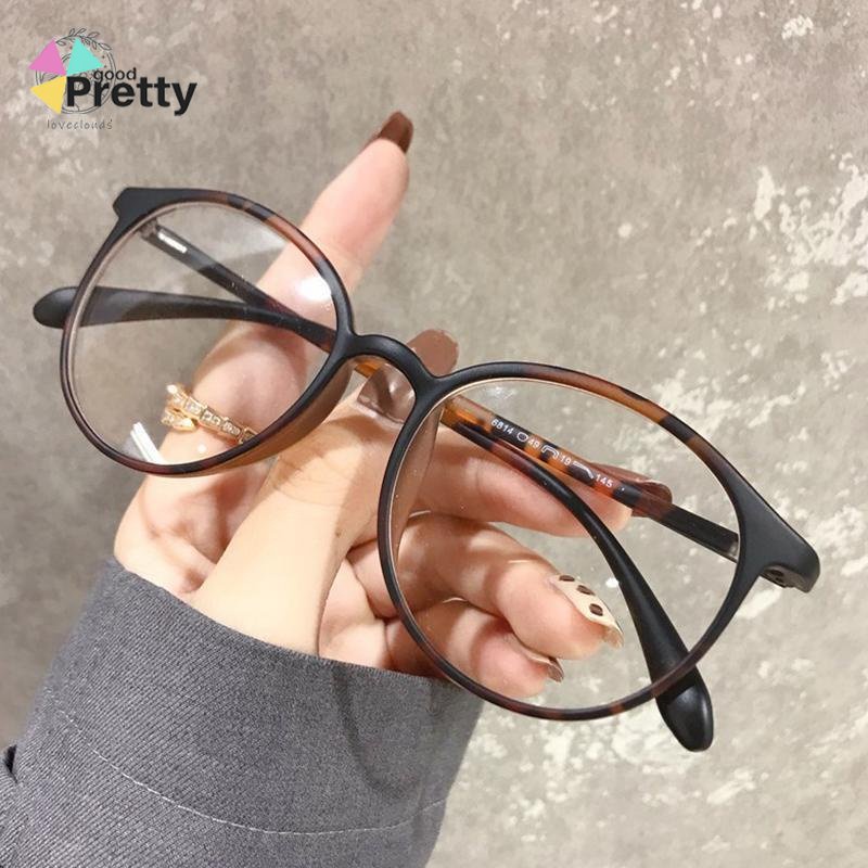 Jual COD Kacamata Bingkai Bundar Retro Sastra Leopard Anti Cahaya Biru Anti Lelah Kacamata ...