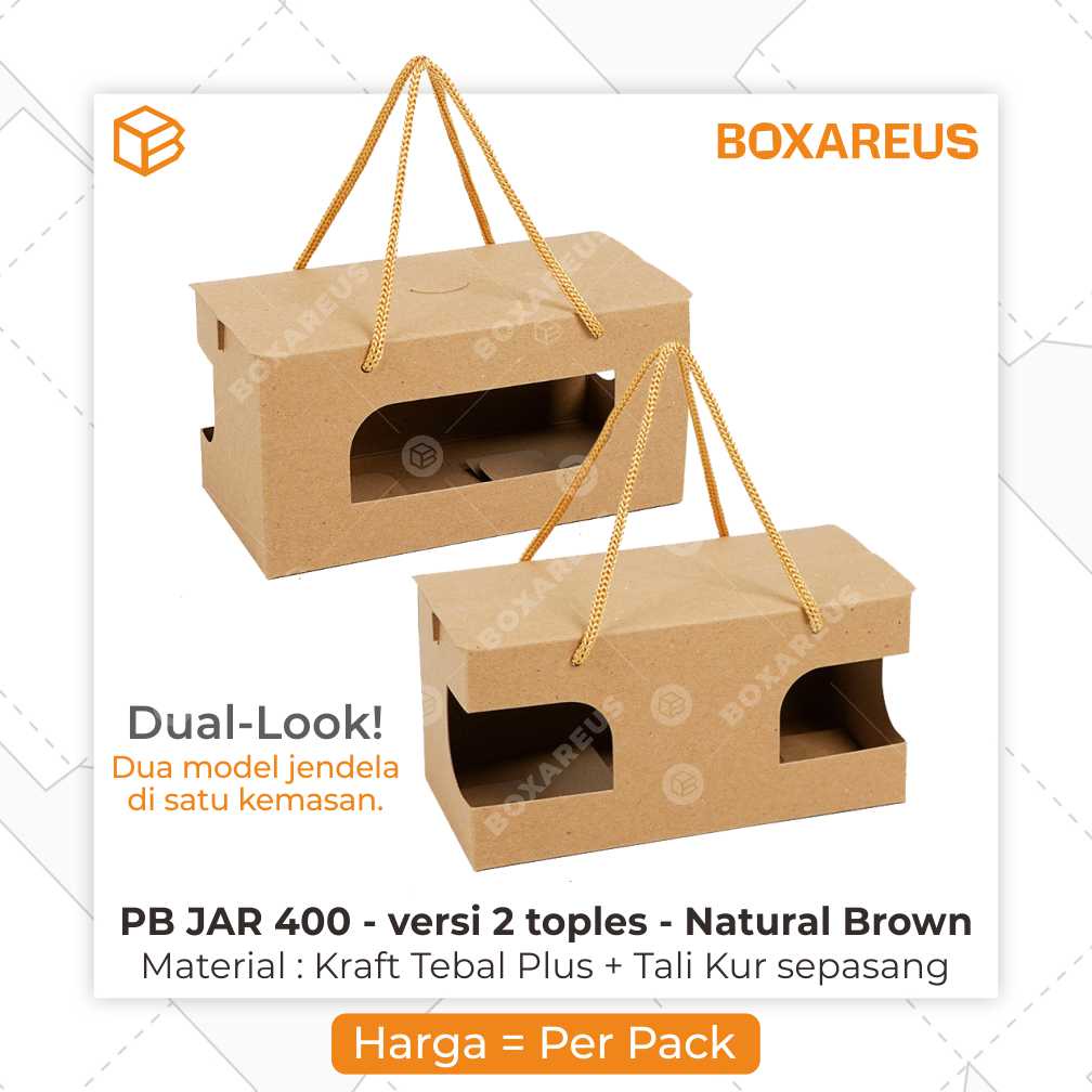 Jual Box Toples Tabung Jar 300 - 400ml Packaging Kemasan Dus Hampers ...