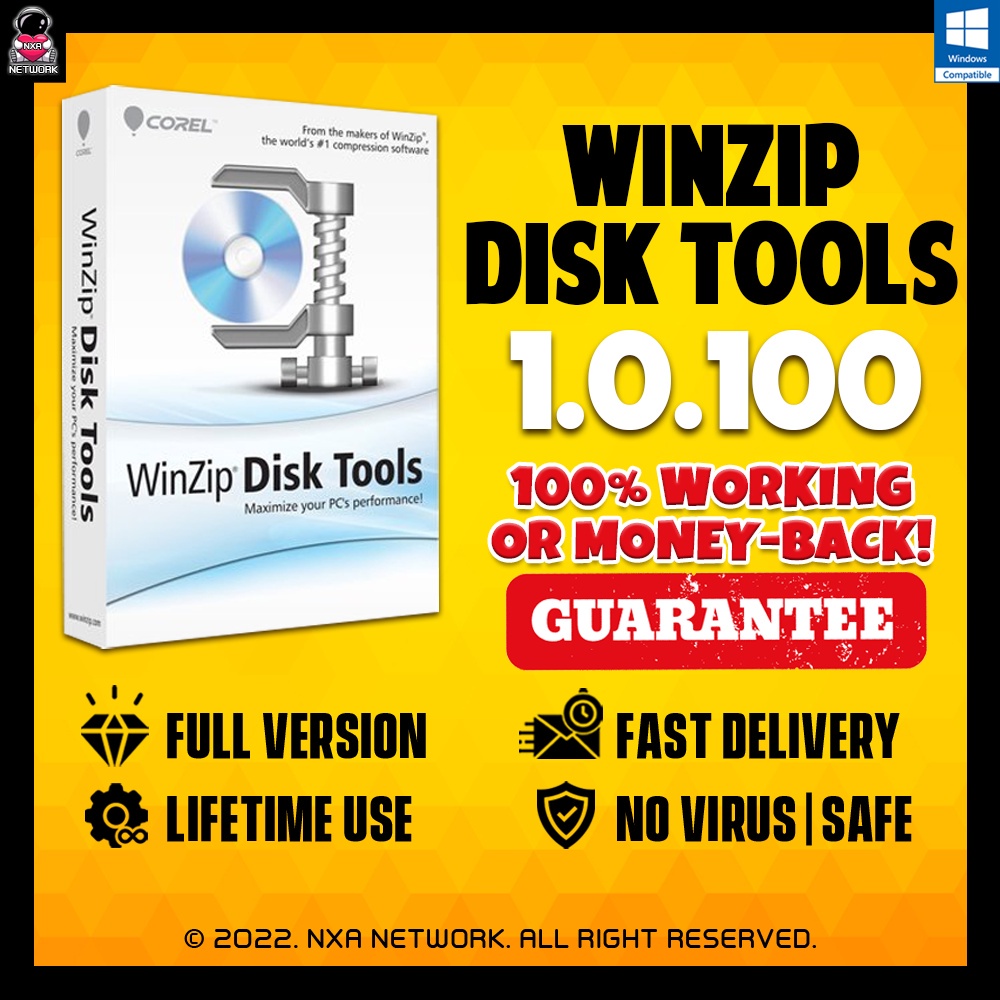 Jual WinZip Disk Tools 1.0.100.18460 | Guide Provided | Lifetime Full ...