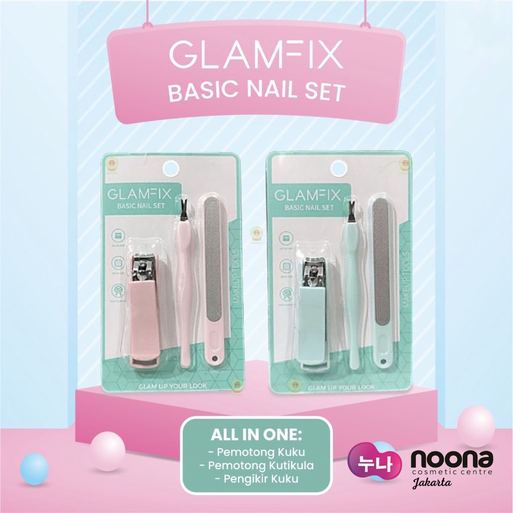 Jual GLAMFIX BASIC NAIL SET (WARNA RANDOM) | Shopee Indonesia
