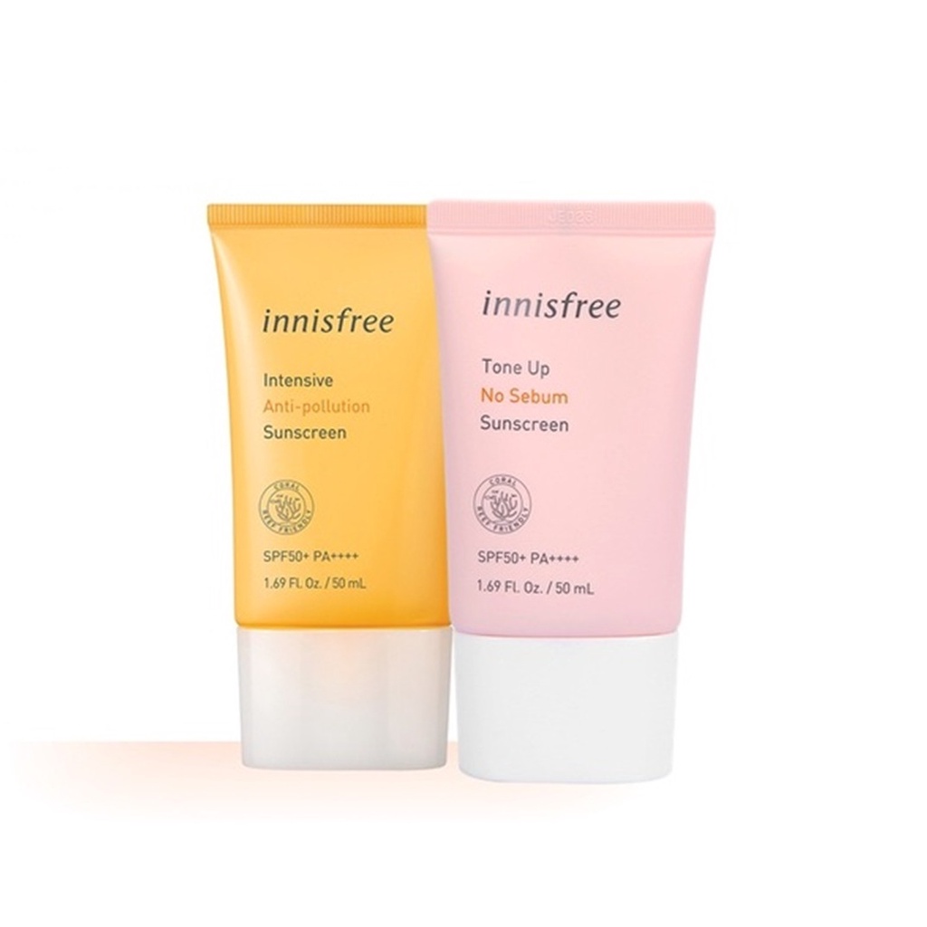 Jual Innisfree Intensive Triple Shield | Tone-up No Sebum Sunscreen SPF50+ PA+++50ml | Shopee ...