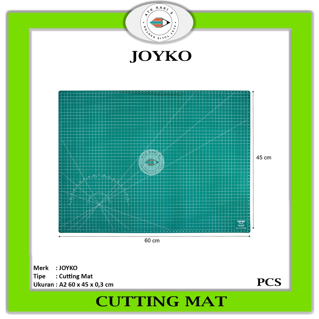 Jual JOYKO - Cutting Mat CM A2 - Alas Potong ukuran 60 x 45 x 0.3cm -Pcs | Shopee Indonesia