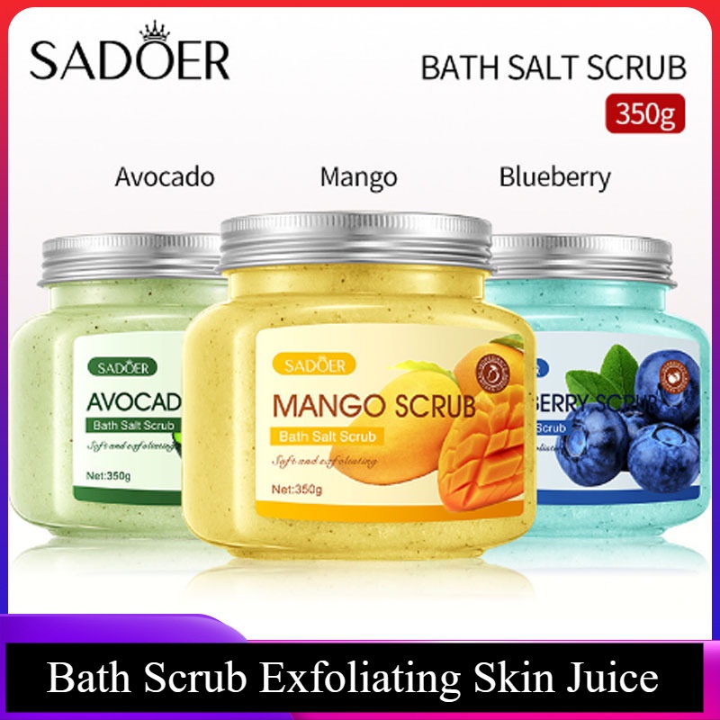 Jual Sadoer Body Scrub Skin Exfoliating Pencerah 350gr Juice For Skin | Lulur Mandi Brightening ...