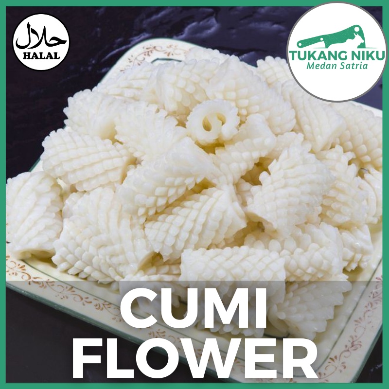 Jual CUMI FLOWER - SEAFOOD SEGAR FROZEN FRESH BEKU KUPAS BERSIH MENTAH ...
