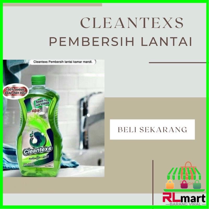 Jual RL MART Cleantexs 1000 ml - Clean texs Pembersih Lantai, Porselen ...