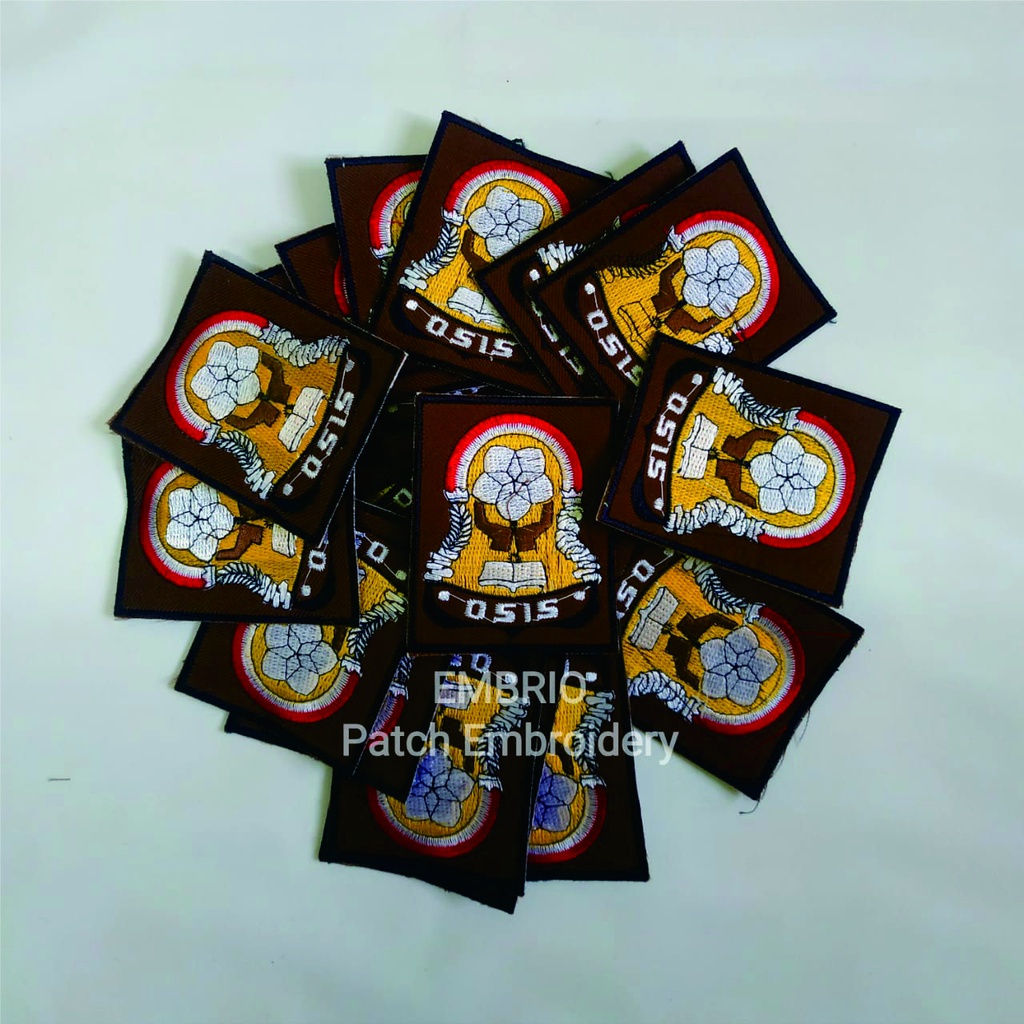 Jual Bordir Emblem OSIS SMA Bordir Emblem Seragam SMA Atribut Seragam ...