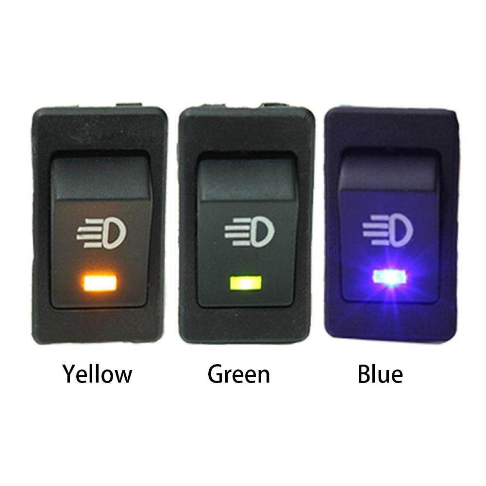 Jual Saklar Lampu Mobil 4 pin On Off Tombol Rocker 35A Power Switch Fog ...