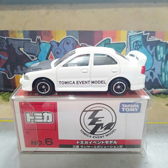 Jual IGS79 Diecast Tomica Event Model Mitsubishi Lancer Evo 4 White ...