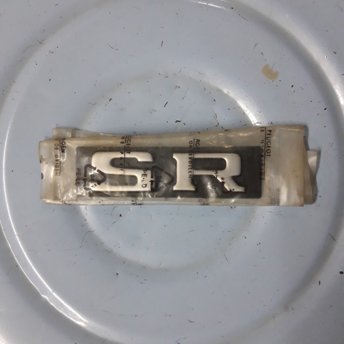 Jual Emblem / Sticker / Logo Peugeot 405 Tulisan SR - Original | Shopee ...