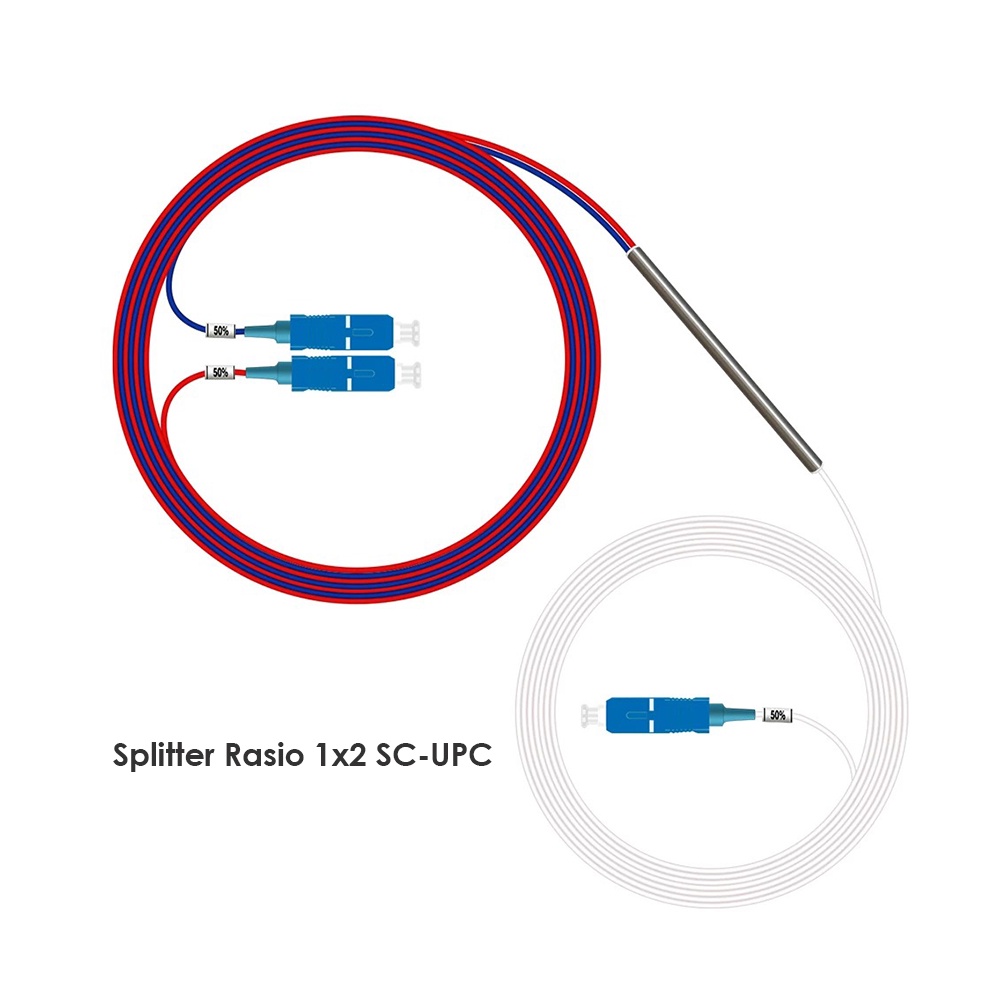 Jual FO - Splitter Ratio 1x2 Three Window FBT Spliter Coupler Rasio SC ...