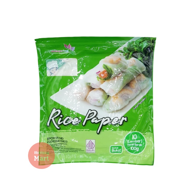 Jual JavaSuperFood Kulit Lumpia 10lembar Bulat Rice Paper Vietnam ...
