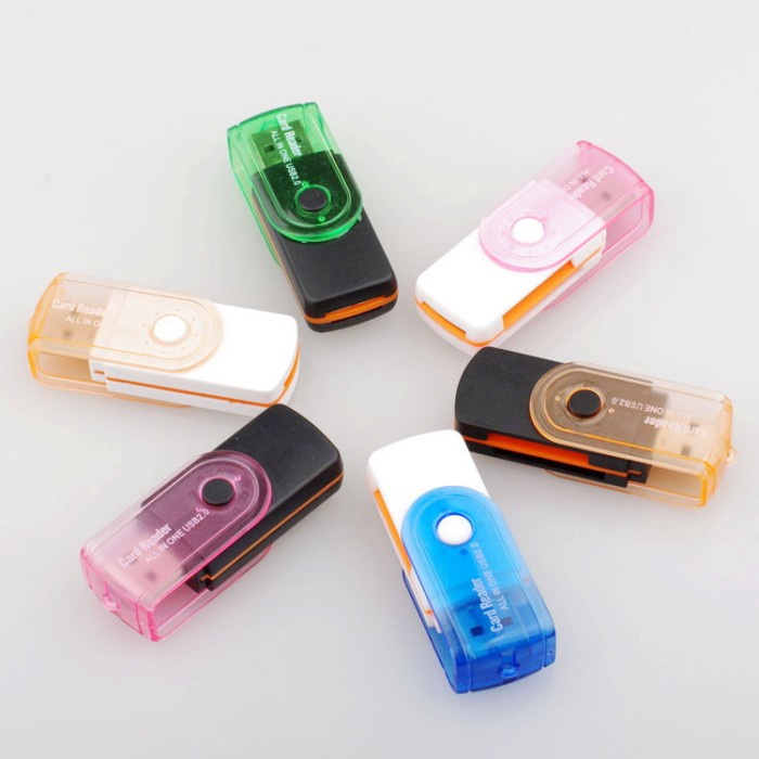 Jual Usb To Card Reader Memory Converter Micro Sd Mmc Mini Sd 4in1 ...