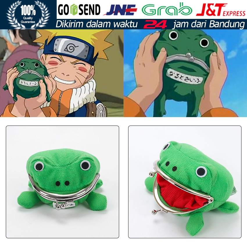 Jual Naruto Cosplay / Dompet Koin Kodok / Coin Wallet Character ...