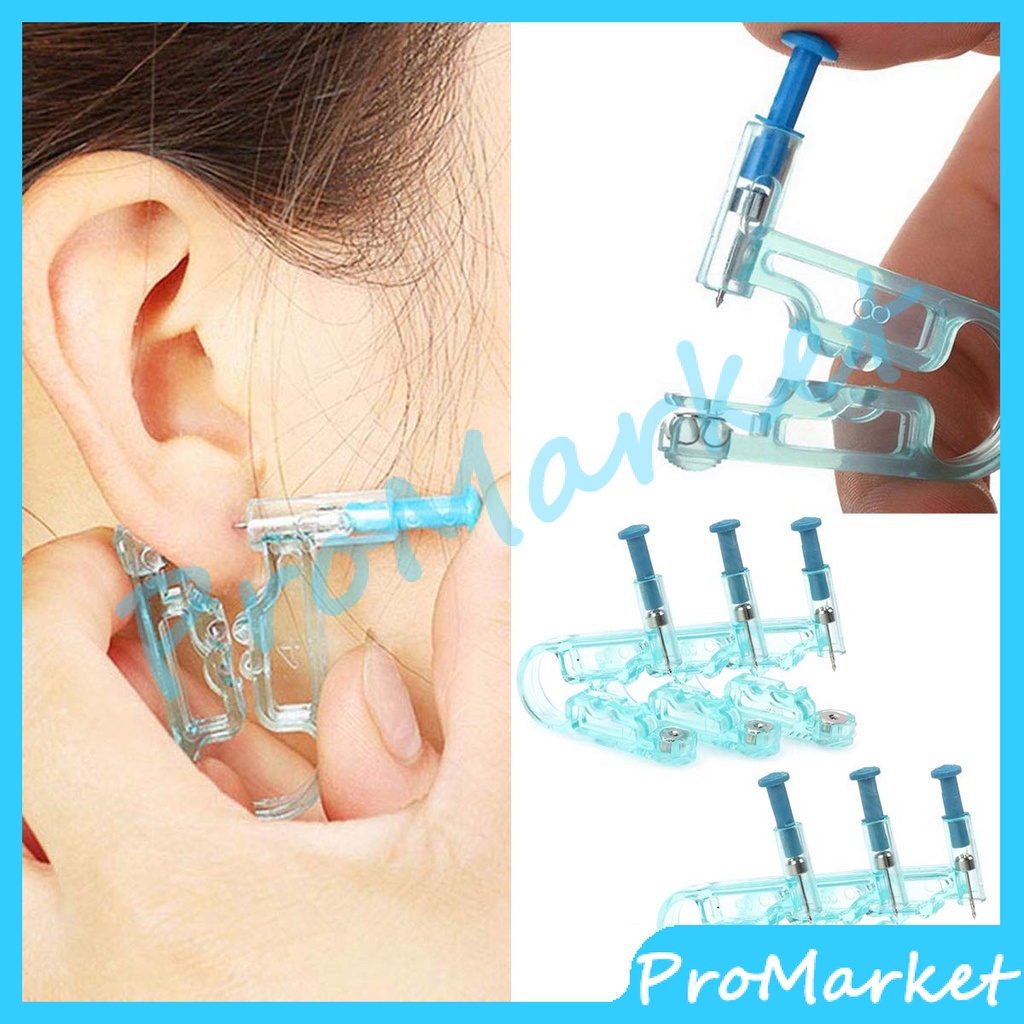 Jual tindik telinga steril pakai disposeable ear piercing jarum ...