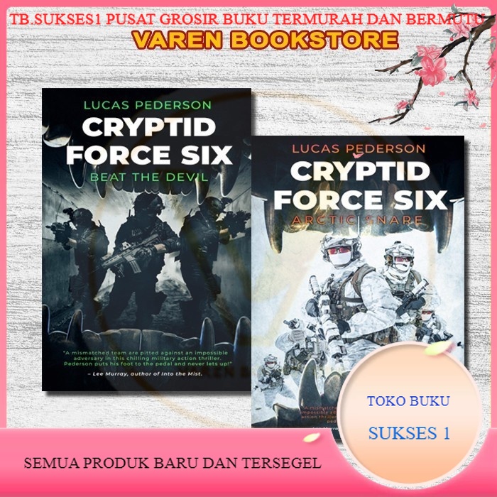 Jual Buku Beat The Devil, Arctic Snare, Cryptid Force Six (2 book series) by Lucas Pederson ...
