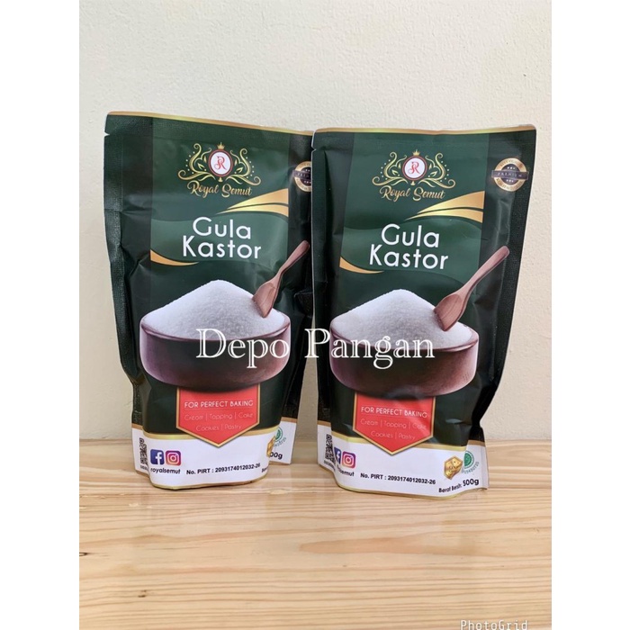 Jual CASTOR SUGAR ROYAL SEMUT 500 GR / CASTER SUGAR / GULA KASTOR 500 ...
