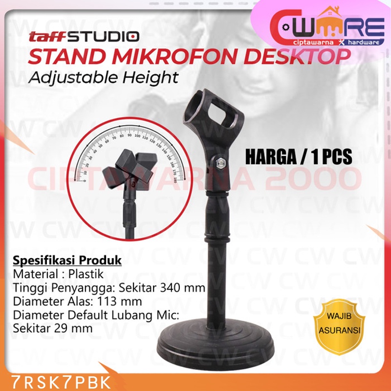 Jual Stand Mikrofon Penjeput Mic Desktop Disc Microphone Holder 360 ...