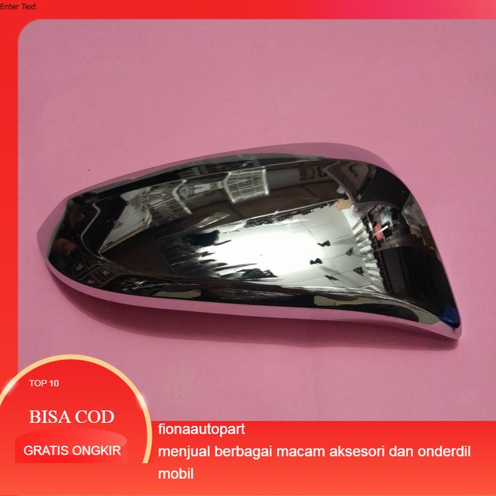 Jual cover spion inova reborn dan fortuner original baru crom | Shopee ...