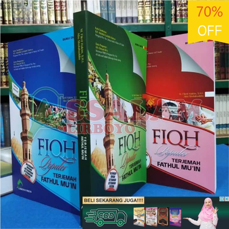 Jual Buku / KItab Fiqih Populer Terjemah Fathul Muin 3 Jilid Lengkap ...