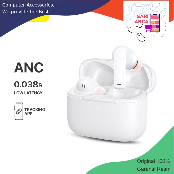 Jual BASEUS TWS ANC ENC BOWIE M2 - Putih - Original 100% | Shopee Indonesia