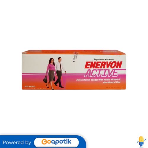 Jual Enervon Active Box 100 Tablet | Shopee Indonesia