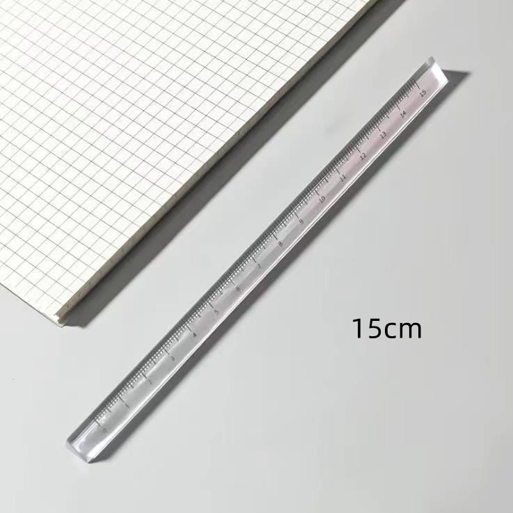 Jual Penggaris segitiga transparan/penggaris prisma/penggaris ...