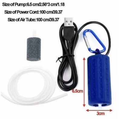 Jual Mini Aerator USB Air Pump Oxygen Portable Umpan Aerator USB ...