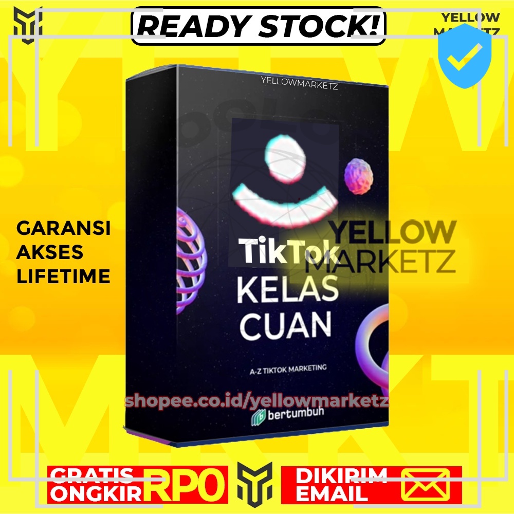 Jual KELAS TIKTOK CUAN - Mahir Cari Cuan di Tiktok Dari A sampai Z Monks | Shopee Indonesia