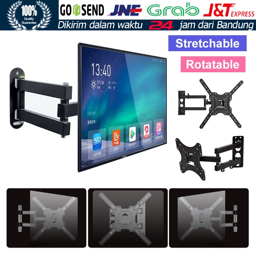 Jual Braket Pemasangan TV Dinding 12-32 Inci | Holder TV Metal ...