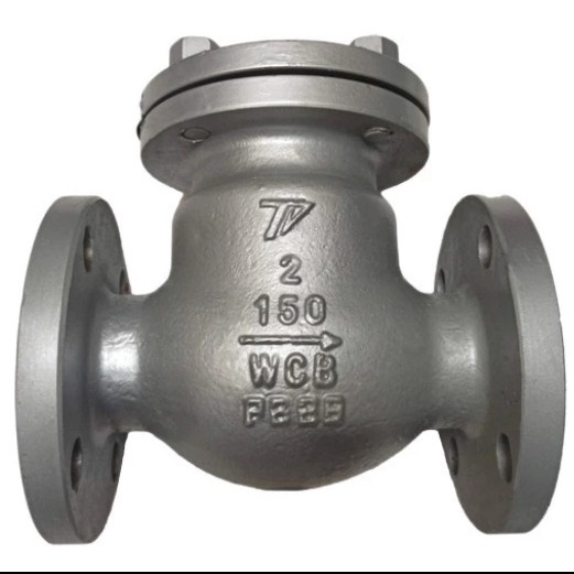 Jual Check Valve WCB 3" Inch Ansi 150 Flange / Swing Check Besi DN 80 ...