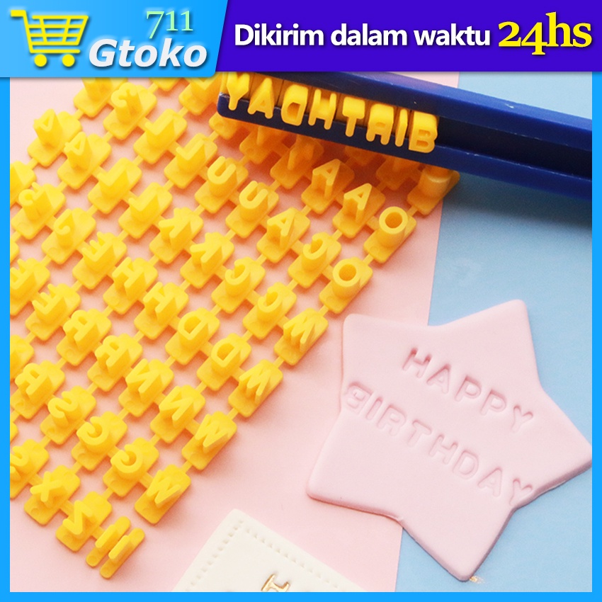 Jual Cetakan Huruf Angka Alphabet Press Stamp Set Cetakan Abjad Letter ...