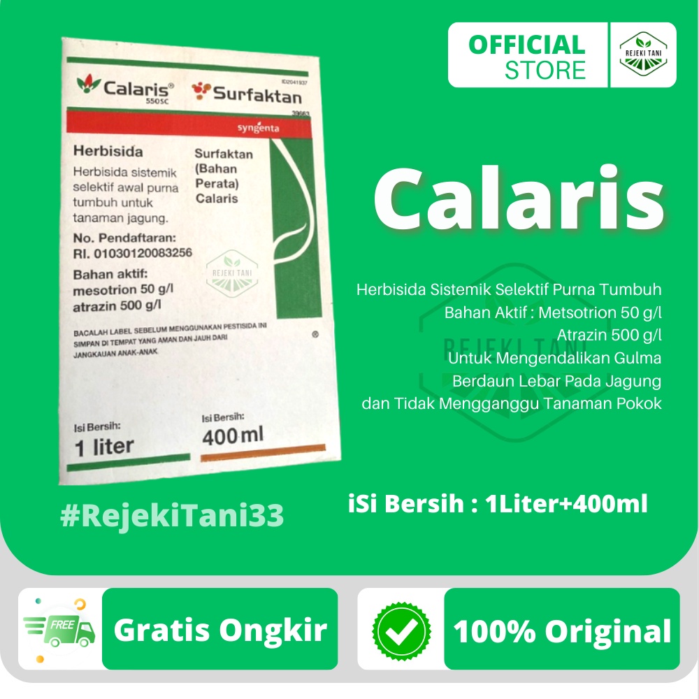 Jual Herbisida Selektif CALARIS 550 SC 1L Hanya Mengendalikan Gulma dan ...