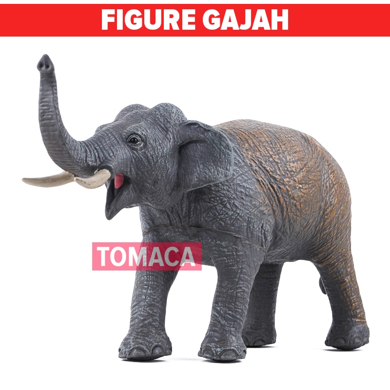 Jual Action Figure Gajah Binatang Miniatur Mainan Edukasi Anak Hewan ...
