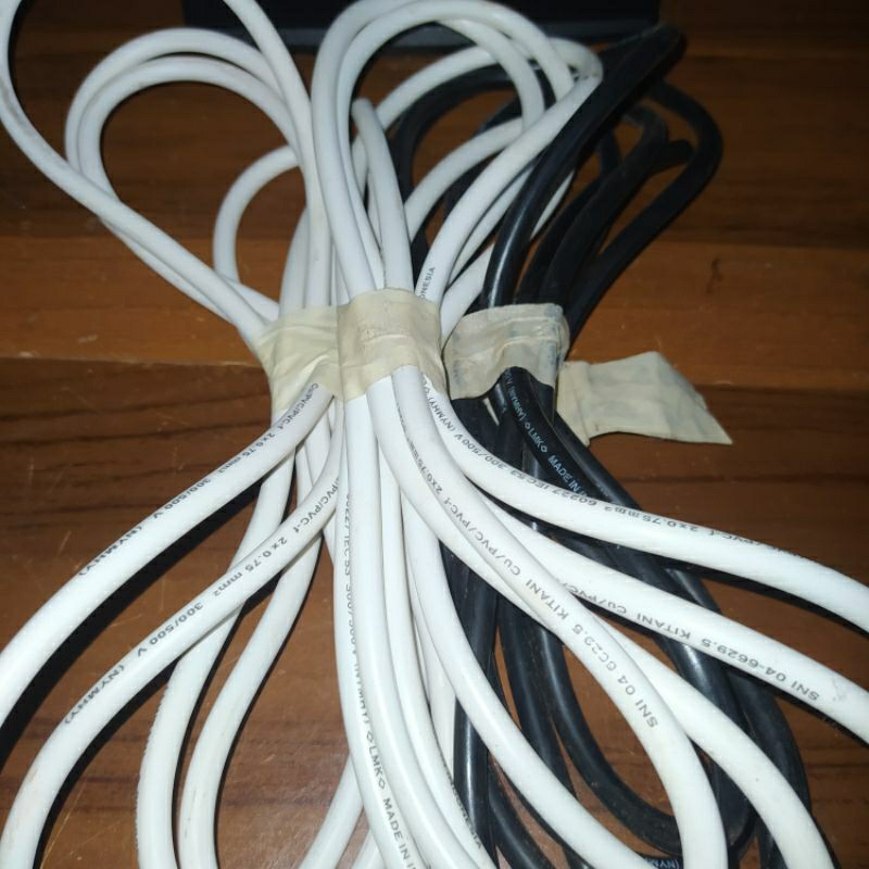 Jual 1 METER KABEL SERABUT HYO 2x0,75 50Y/50M ETERNA,KITANI,UNION DLL ...