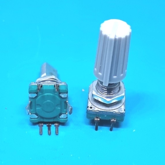 Jual Knob + ALPS Rotary Encoder Digital Potentio Meter & Switch ...