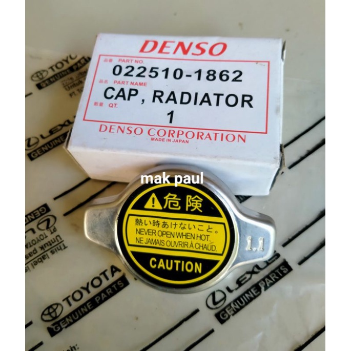 Jual tutup radiator VIOS YARIS INNOVA FORTUNER HILUX DLL ORIGINAL japan ...