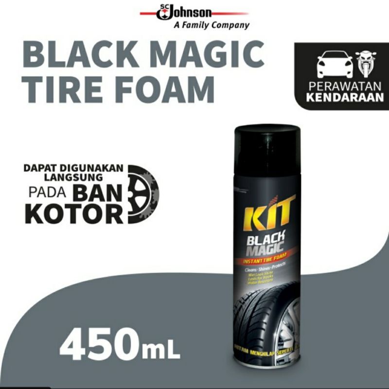 Jual Kit Black Magic Instant Tire Foam 450ml (Kaleng) | Shopee Indonesia