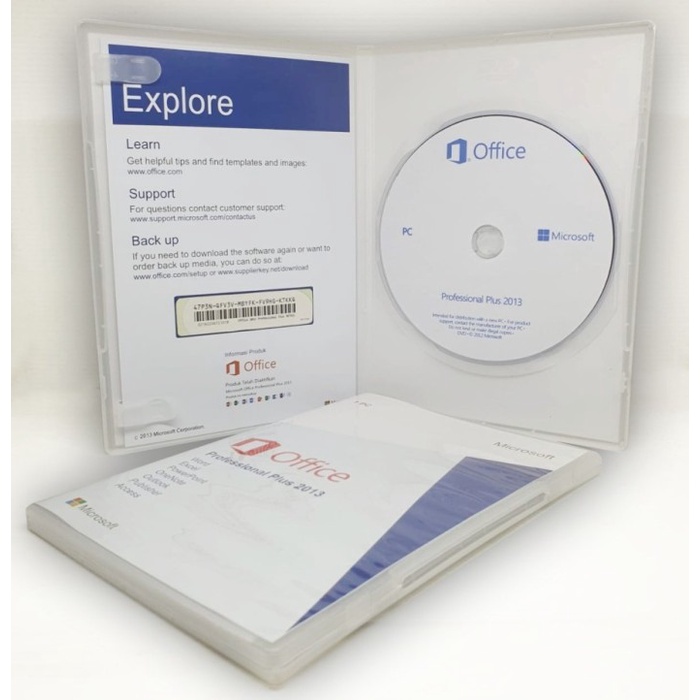 Jual Office 2013 Professional Plus sticker coa + dvd dan box | Shopee ...