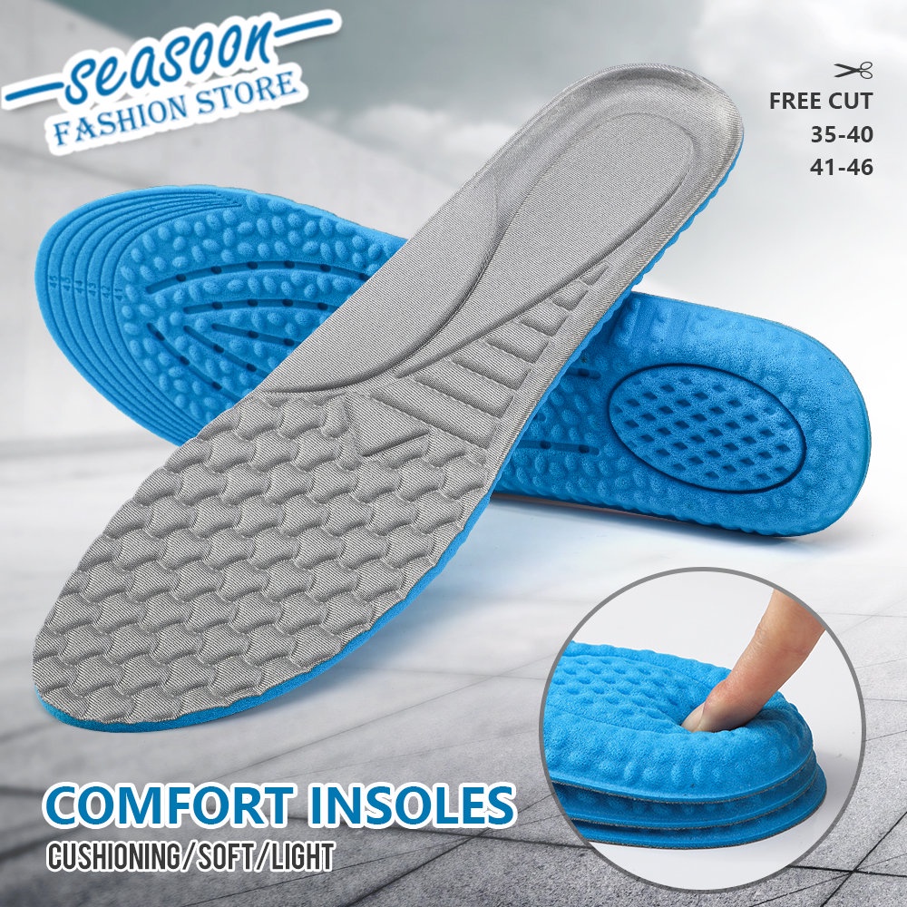 Jual Sol Sepatu Tinggi Elastis untuk Pria Panjang Penuh Bantalan Pijat ...