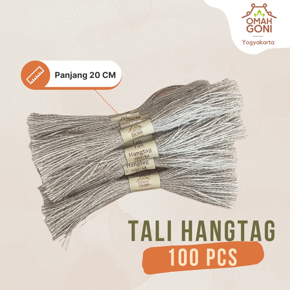 Jual Tali Hangtag 100 Pcs - Tali Label Baju 20 CM - Tali Gantungan ...