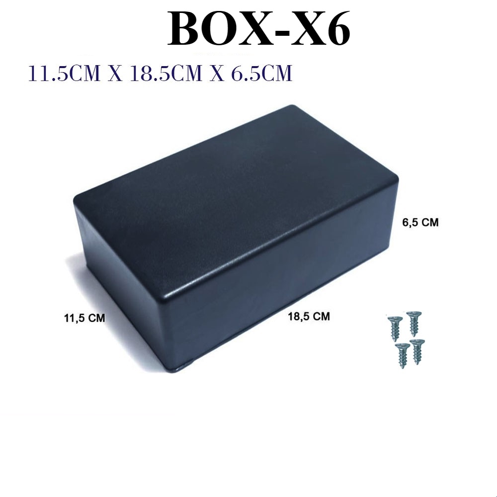 Jual Box Multi X6 Hitam Polos Box Project Elektronik | Shopee Indonesia