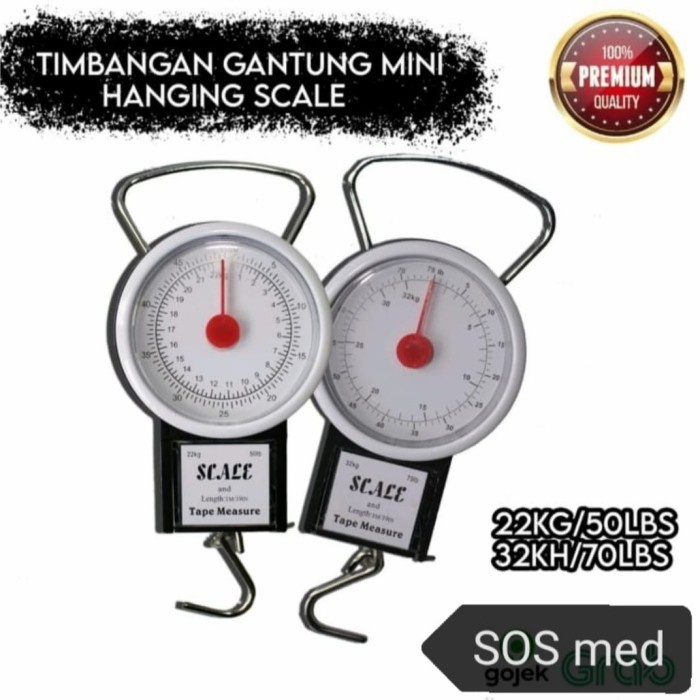 Jual Timbangan Gantung Manual Mini 32 Kg / Timbangan Koper dan lain lain | Shopee Indonesia