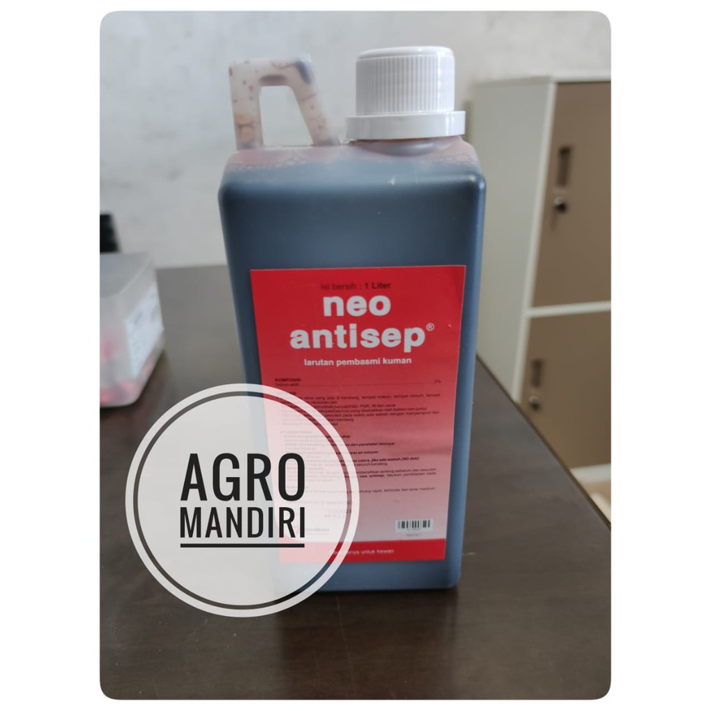 Jual Neo Antisep New Formula 1 Liter Disinfektan Pembasmi Kuman Virus ...
